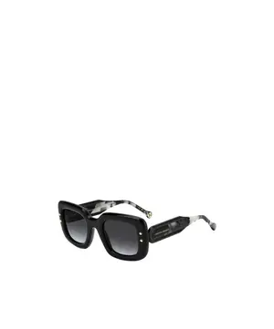 Carolina Herrera Rectangular Frame Full Rim Sunglasses - Black
