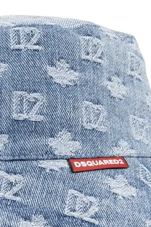 Dsquared2 Monogram Logo Patch Bucket Hat