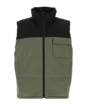 A.p.c. Logo Printed Zipped Padded Vest