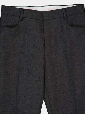AMI Paris Mid-rise Flared Tailored Trousers