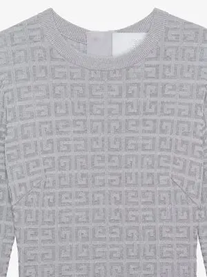 Givenchy 4g Monogram Long-sleeve Dress