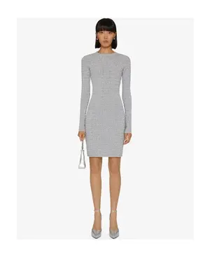Givenchy 4g Monogram Long-sleeve Dress