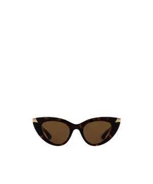 Alexander McQueen Cat Eye Sunglasses - Brown