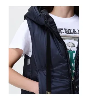 Max Mara Greengo Hooded Gilet - Midnight Blue