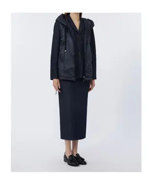Max Mara Greengo Hooded Gilet - Midnight Blue