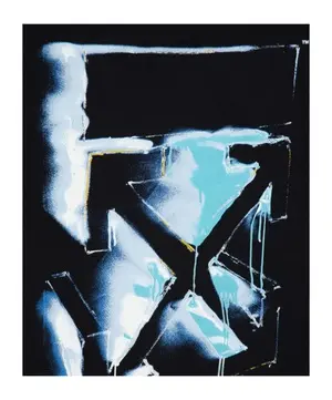 Off-White 3d Spray Arrow Skate T-shirt - Black