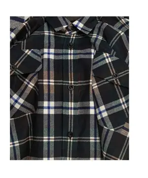 Sacai Plaid Shirt Dress With Ruffled Details