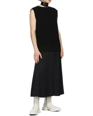 We11Done Ribbed Knitted Vest