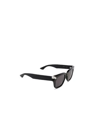 Alexander McQueen Rectangle Frame Sunglasses - Gray