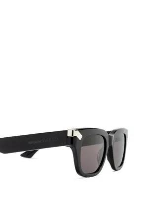 Alexander McQueen Rectangle Frame Sunglasses - Gray