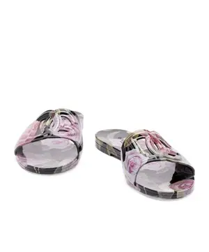 Dolce & Gabbana Floral Printed Slides