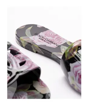 Dolce & Gabbana Floral Printed Slides