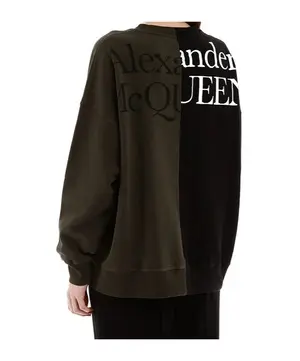 Alexander McQueen Rose Printed Sweatshirt