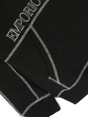 Emporio Armani Logo-print Cotton Hoodie