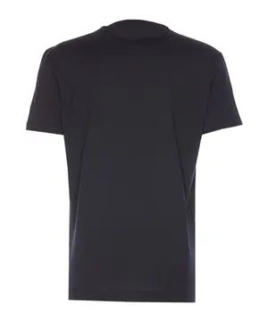 Dolce & Gabbana Dolce Gabbana Logo Embroidered Crewneck T-shirt - Black