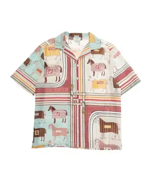 Fendi Printed Short-sleeve Shirt