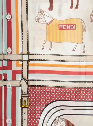Fendi Printed Short-sleeve Shirt