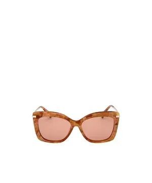 Max Mara Square Frame Sunglasses - Pink