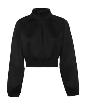 REEBOK High-neck Full-zip Cropped Sweatshirt