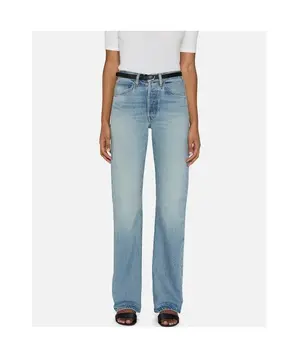 FRAME Belt Loop Jeans - Gray