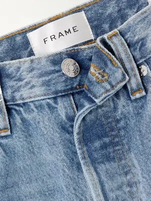 FRAME The Vertical Straight-leg Jeans - Gray