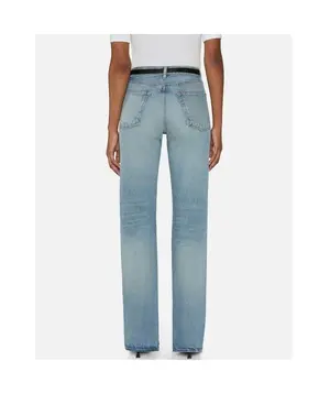 FRAME The Vertical Straight-leg Jeans - Gray