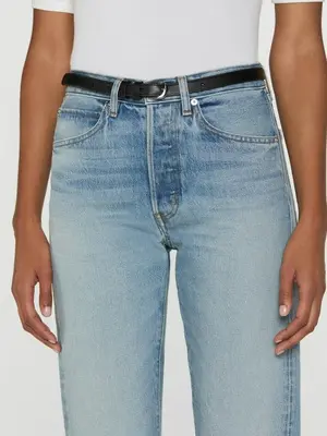 FRAME The Vertical Straight-leg Jeans - Gray