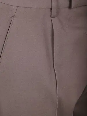 Zegna Tailored Pleat Detailed Trousers - Brown