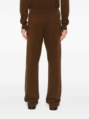 ENTIRE STUDIOS Ribbed Track Trousers - Brown