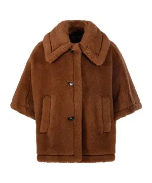 Max Mara Tenebre Fur Jacket - Brown