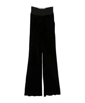 Rick Owens Velvet Paneled Wide-leg Trousers