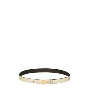 Gucci Thin Belt With Half-horsebit Buckle - Black