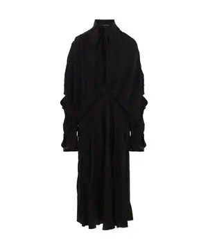 Balenciaga Button Detailed Cocktail Dresses