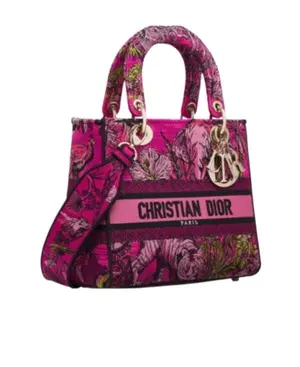 Dior Lady D-lite Bag - Red