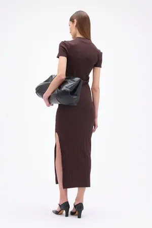 REMAIN BIRGER Christensen Side Slit Midi Skirt