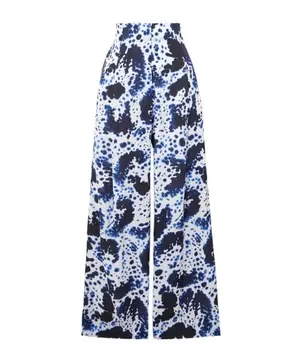 Dries Van Noten Printed Wide-leg Trousers