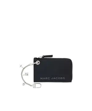 Marc Jacobs Top Zip Charm Wallet - Black