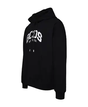 Gcds Lounge Logo Cotton Hoodie