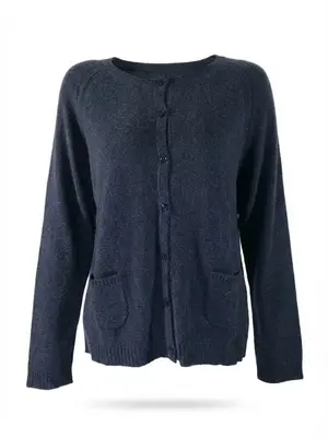 Max Mara Long-sleeved Knitted Cardigan With Pockets