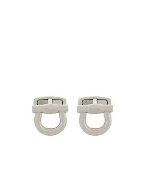 FERRAGAMO Gancini Cufflinks - Gray