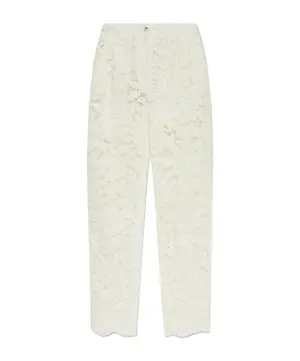 Dolce & Gabbana Floral Lace Tailored Pants
