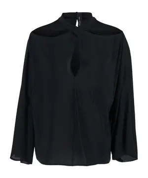 FEDERICA TOSI Federica Tosi Cut-Out Twisted Blouse
