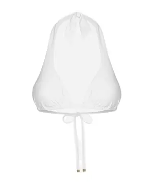Dolce & Gabbana Triangle Bikini Top - White
