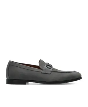 FERRAGAMO Touch Slip-on Flat Loafers - Grey