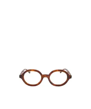 Marni Geometric Frame Eyeglasses - Red