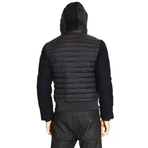 Emporio Armani Padded Logo Casual Jacket With Hood