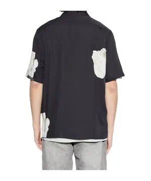 ALLSAINTS Alberic Short-sleeved Shirt - Jet Black