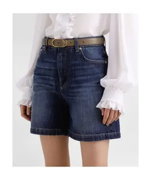 Dolce & Gabbana Leather Belt With Buckle - Beige