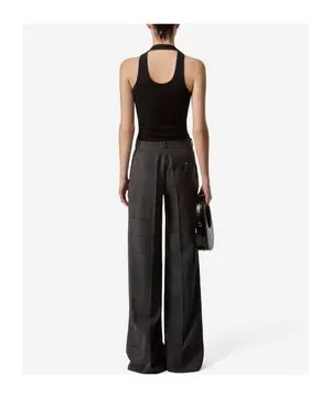 Coperni Wide-leg Plaid Trousers