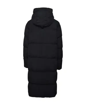 Canada Goose Logo Patch Hooded Down Jacket